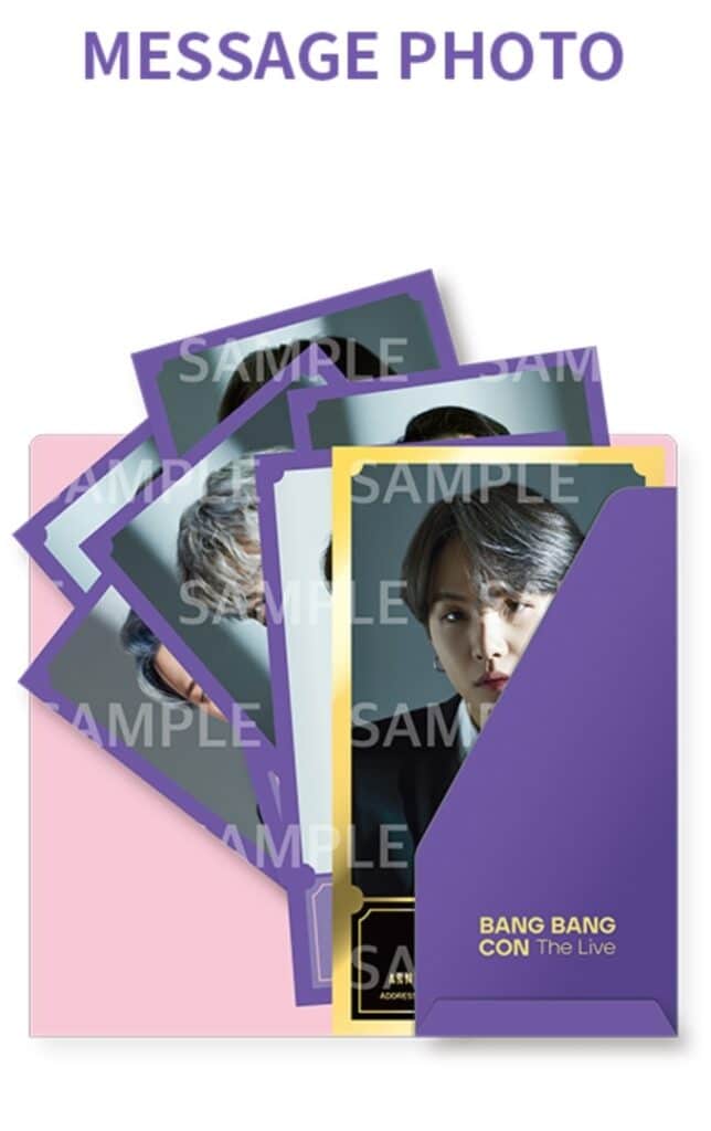BTS Bang Bang Con 2020 Message Photo - Kiyomiland