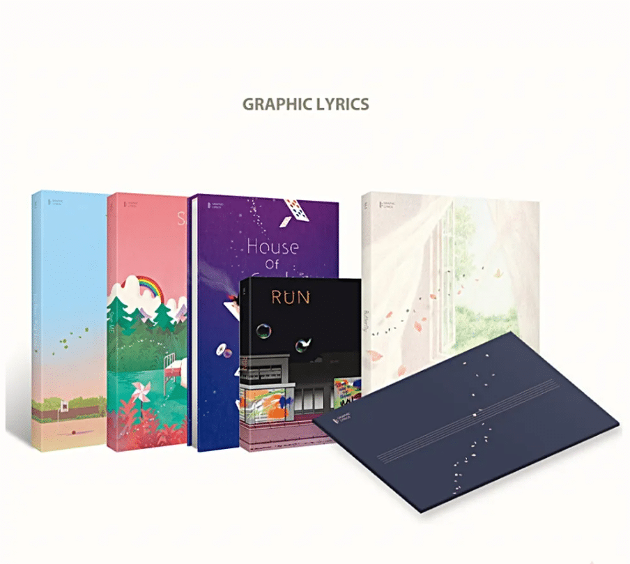 BTS Run Graphic Lyrics Volume 4 - Kiyomiland
